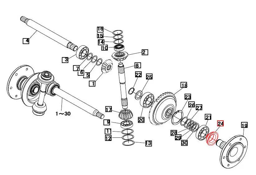 Mahindra Front Axle Seal 6954206200 | Mahindra Direct Parts