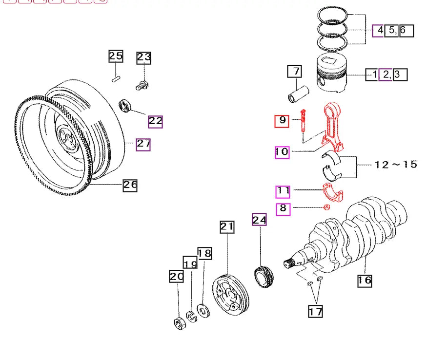 Mahindra Tractor Connecting Rod Assembly 31A1910024 | Mahindra Direct Parts