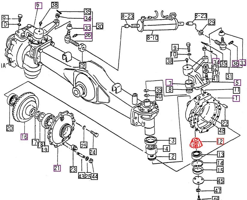 Mahindra Tractor Front Axle Bevel Gear 17 15604340063 | Mahindra Direct ...