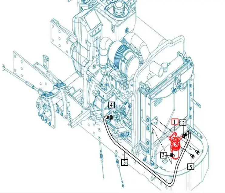 Mahindra Tractor Fuel Filter Assembly 14571002000 | Mahindra Direct Parts