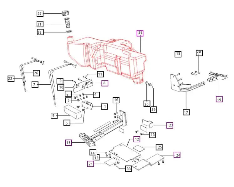 Mahindra Tractor Fuel Tank E007515469D92 | Mahindra Direct Parts