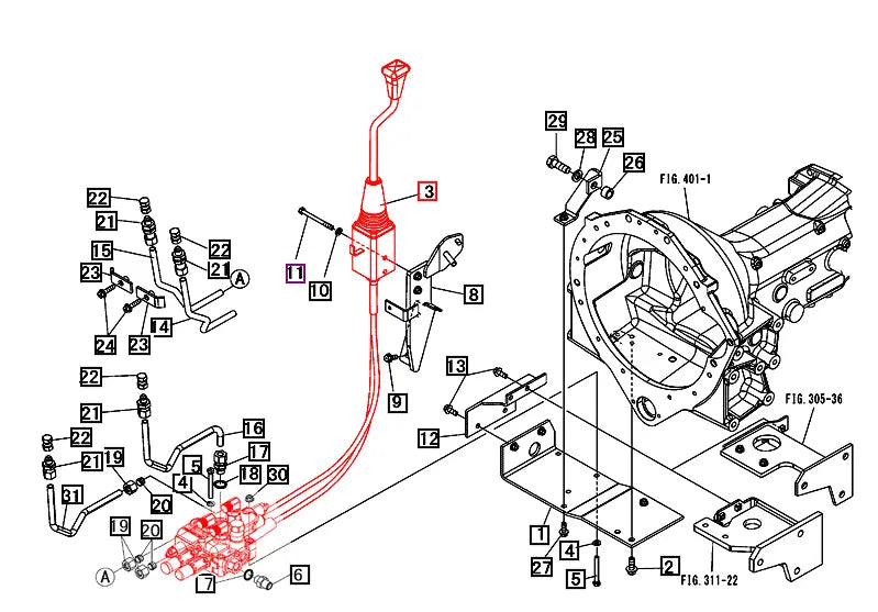 Mahindra Tractor Loader Control Valve Assembly 19482156002 | Mahindra ...