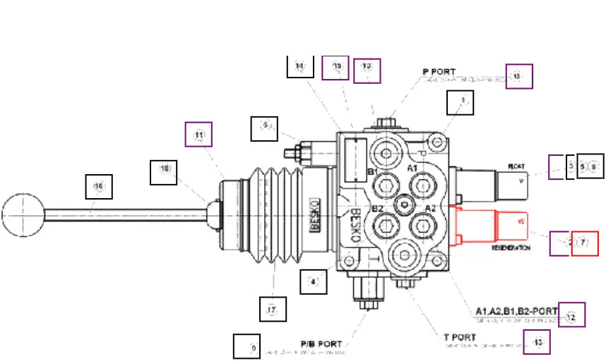 Mahindra Tractor Loader Spool Control Regeneration Assembly | Mahindra ...