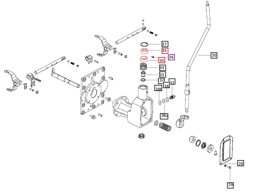 Mahindra Tractor Shifter Lever Spherical Half 000012010P04 | Mahindra ...