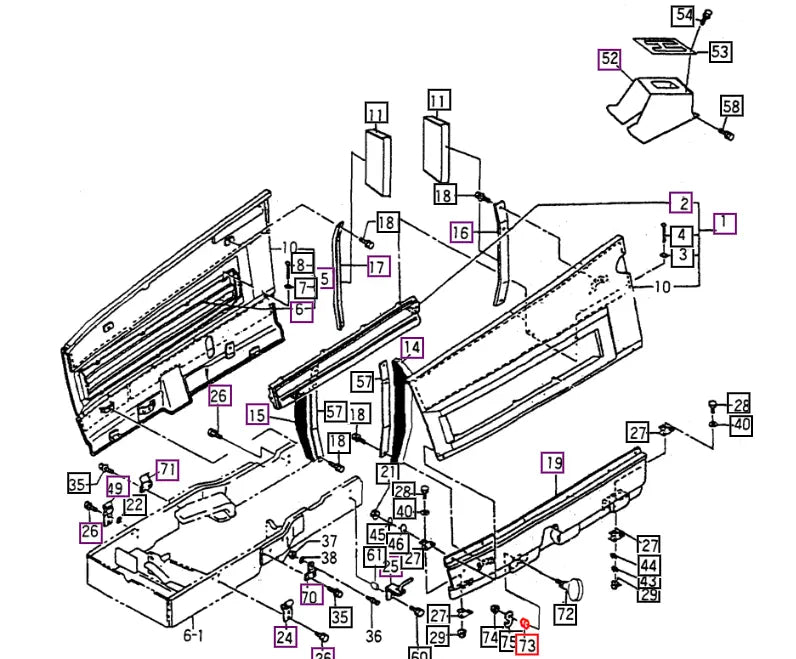 Mahindra Tractor Side Panel Knob Collar 36508410030 | Mahindra Direct Parts