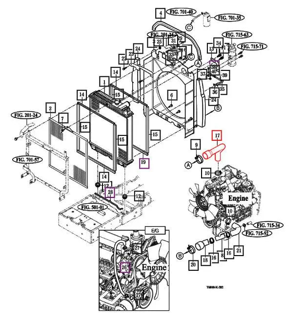 Mahindra Tractor Upper Radiator Hose 12601040101 | Mahindra Direct Parts
