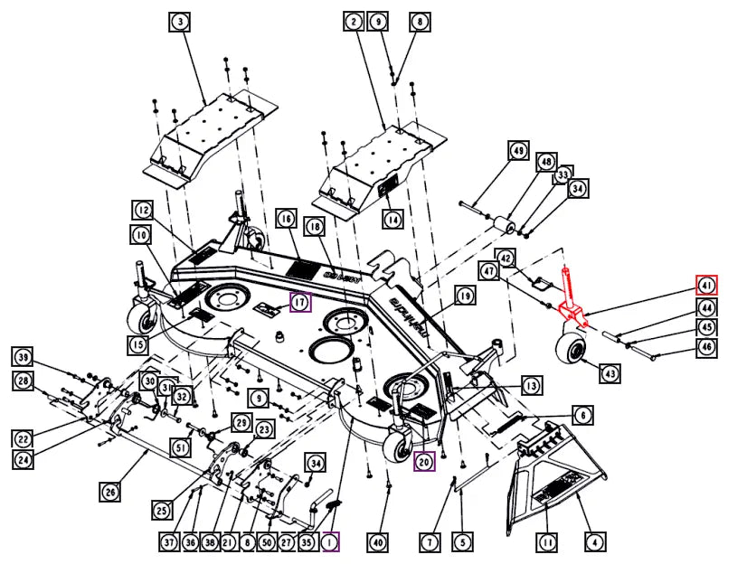 Mahindra Tractor Wheel Connection Fork / Yoke CNSD09000010N | Mahindra ...